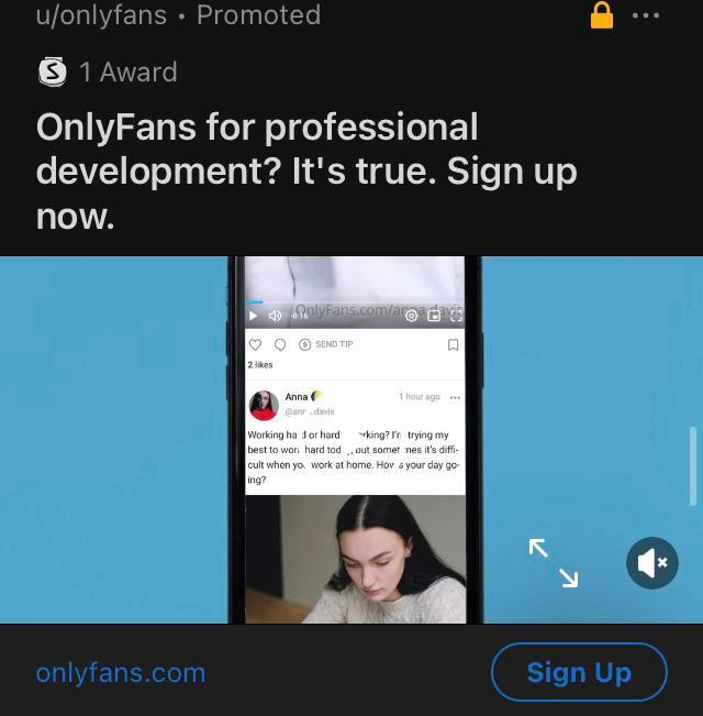 This very real onlyfans ad | Scrolller