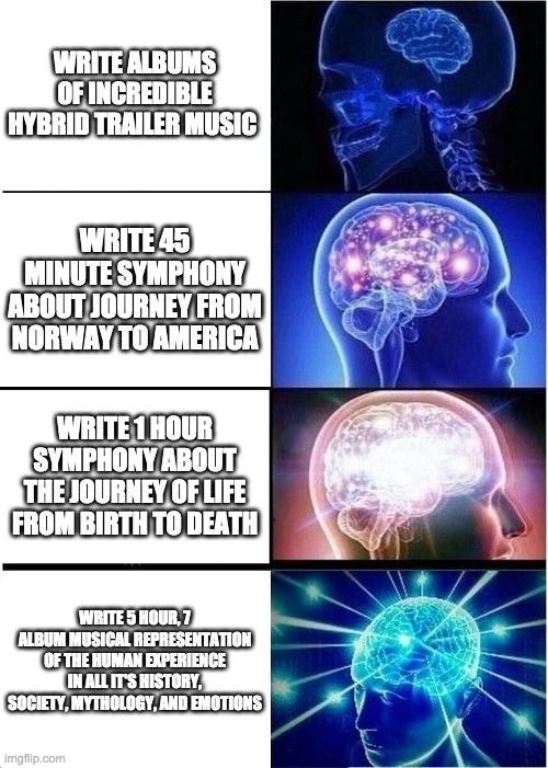 Thomas Bergersen brain meme | Scrolller