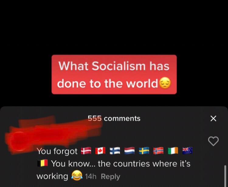 Those aren’t socialist countries.. | Scrolller
