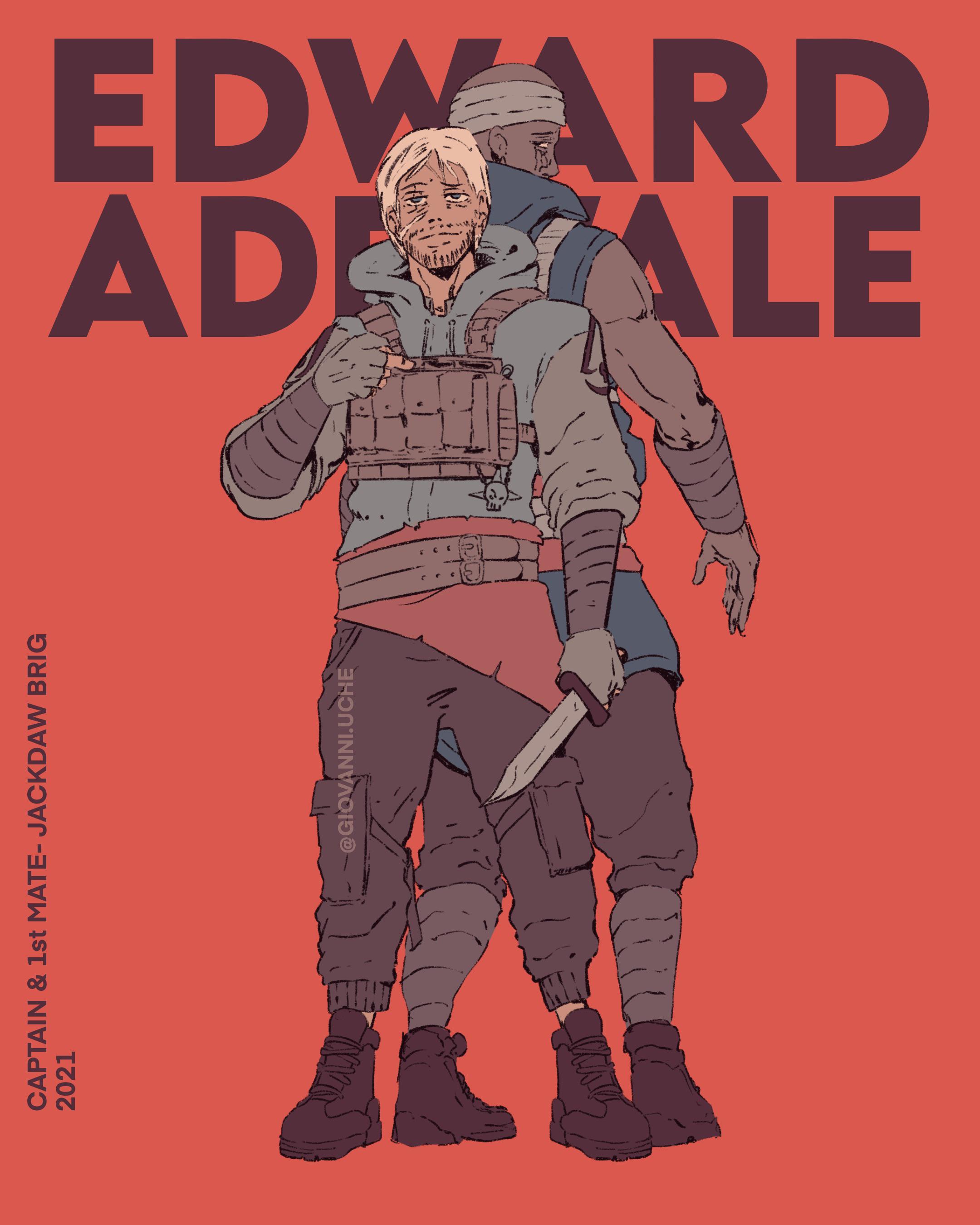 Thought I’d try a modern redesign of Edward and Adewale | Scrolller