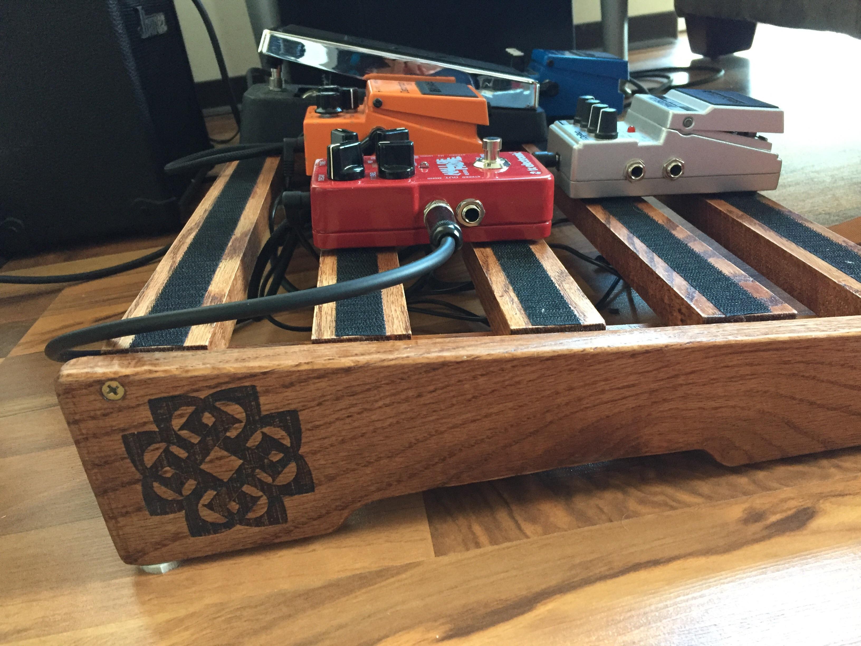 Thought you guys might appreciate the pedalboard I recently made. | Scrolller