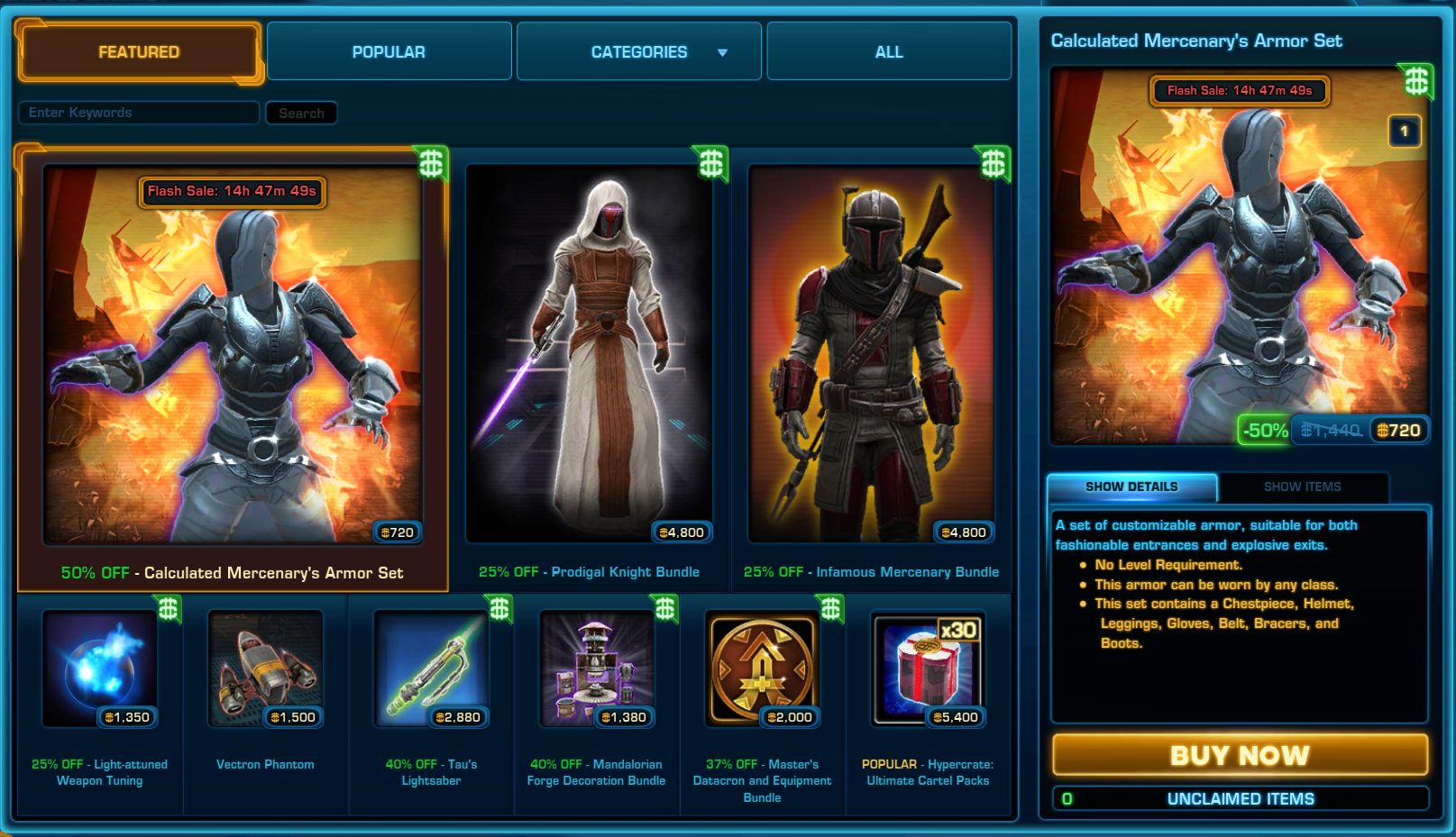 Thoughts on the Calculated Mercenary armor that is on sale for 720cc? | Scrolller