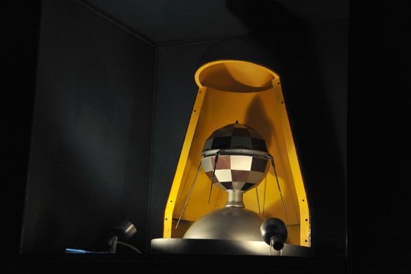 Three Revolutions Exhibition - model of a North Korean satellite | Scrolller