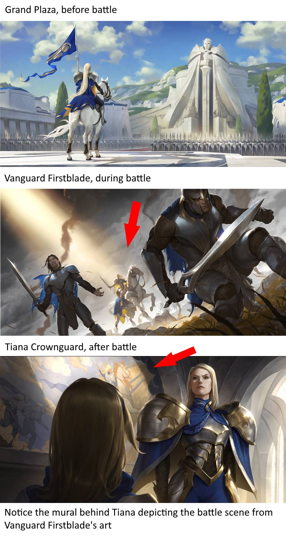Tiana mini story/reference across multiple cards I just noticed | Scrolller