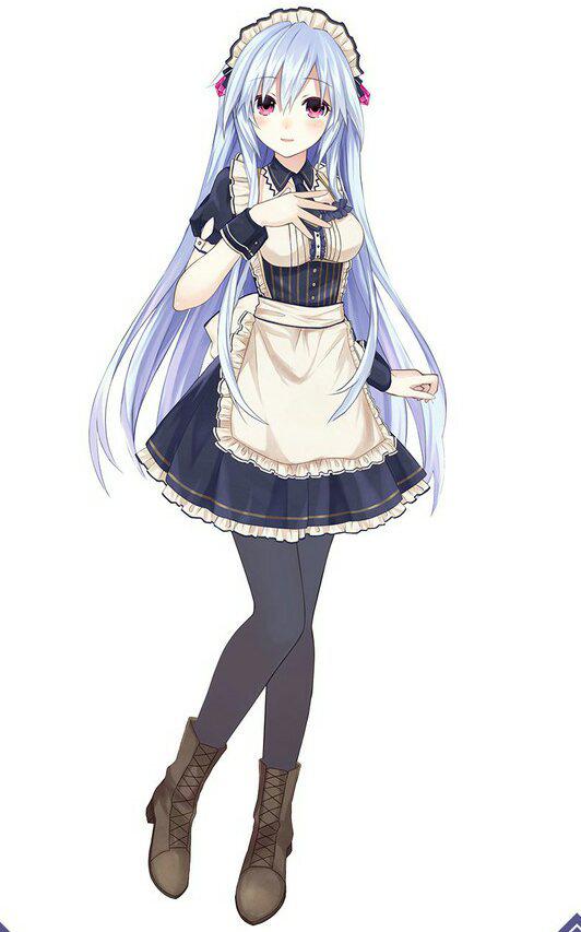 Tiara in a Cute Apron and Dress | Scrolller