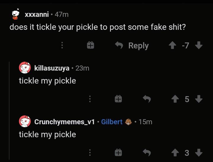 tickle your pickle | Scrolller
