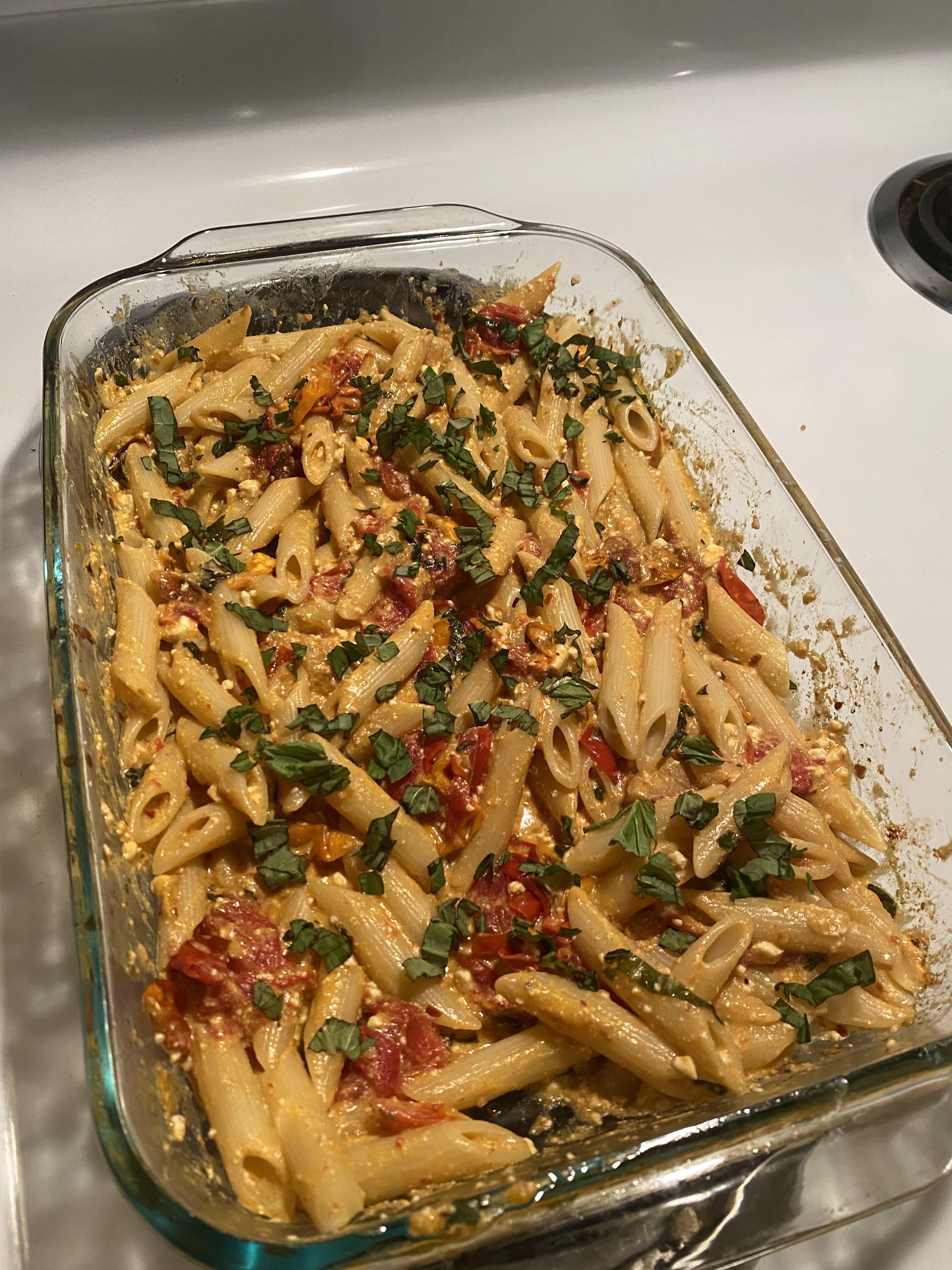 Tiktok feta pasta 😋 | Scrolller