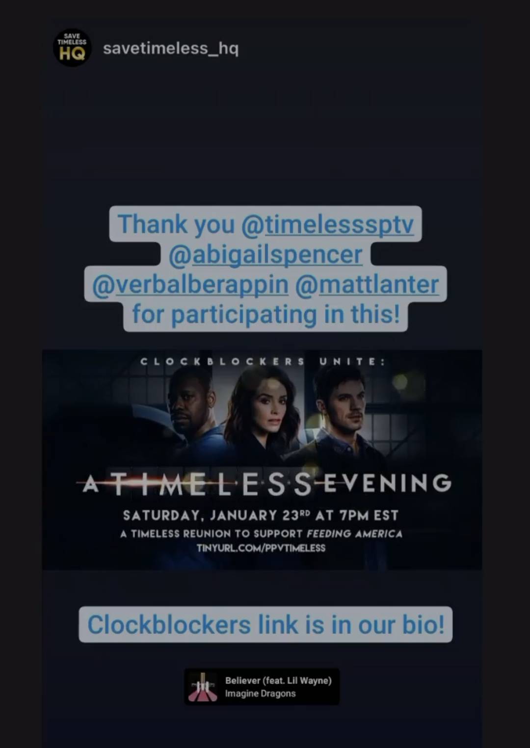 Timeless Reunion for Charity (January 23rd) | Scrolller