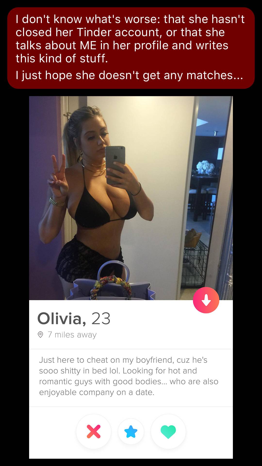 Tinder bio (1/4) | Scrolller