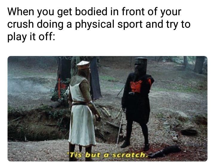 TIS BUT A SCRATCH | Scrolller