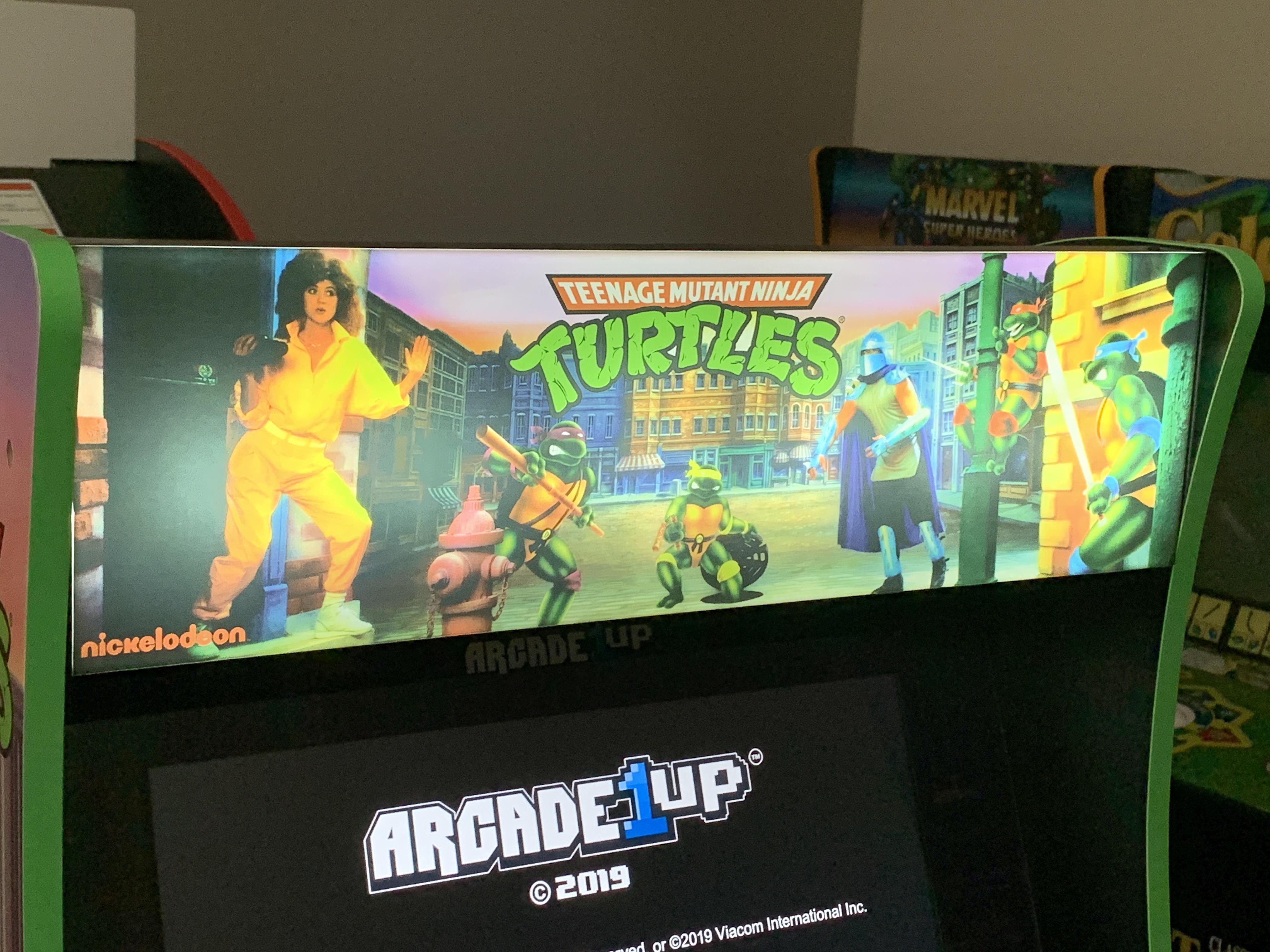 TMNT LIGHT UP MARQUEE from Arcade1up. | Scrolller