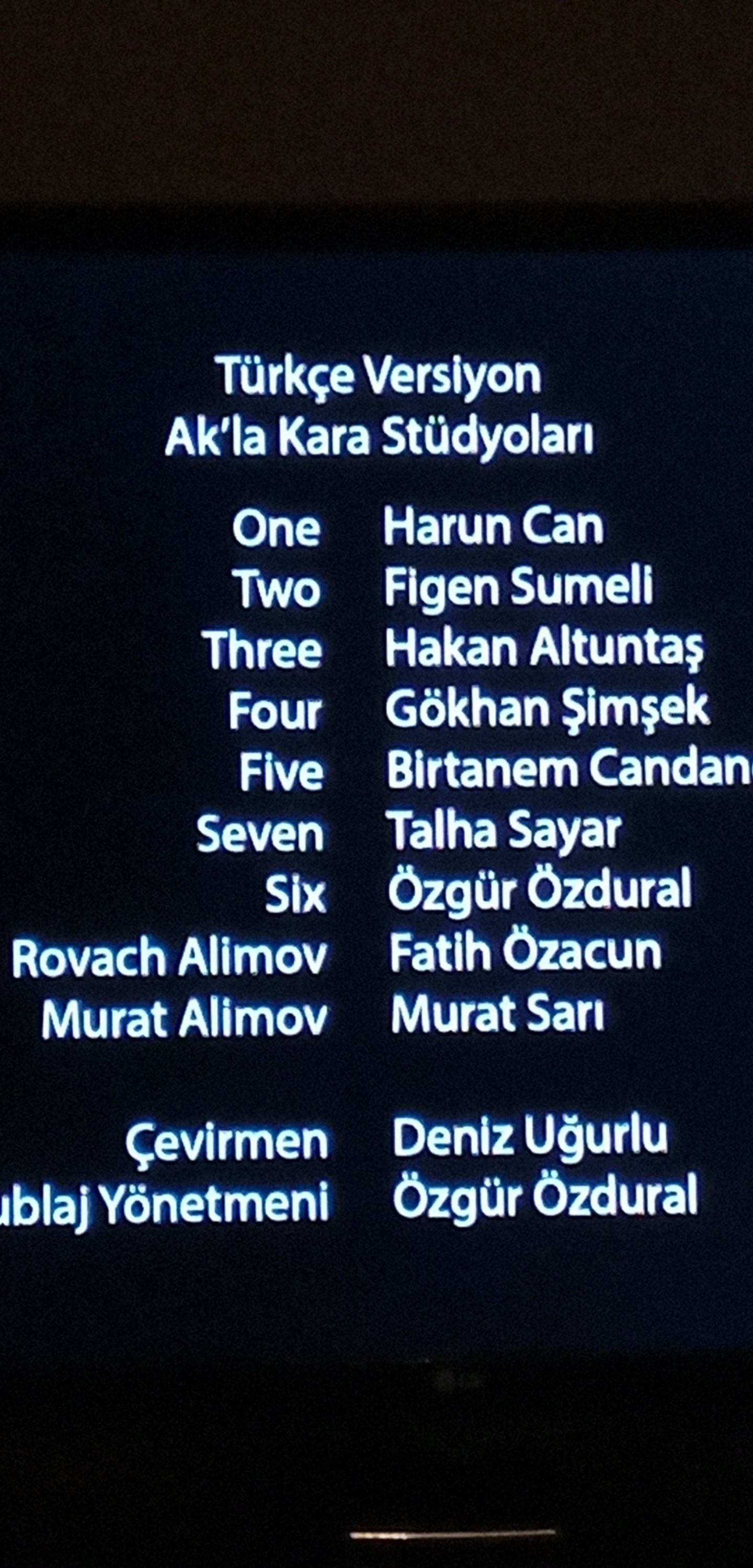 To label the credits in order. | Scrolller