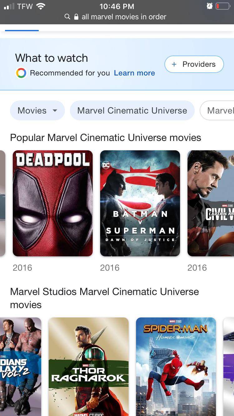 To sort marvel movies | Scrolller
