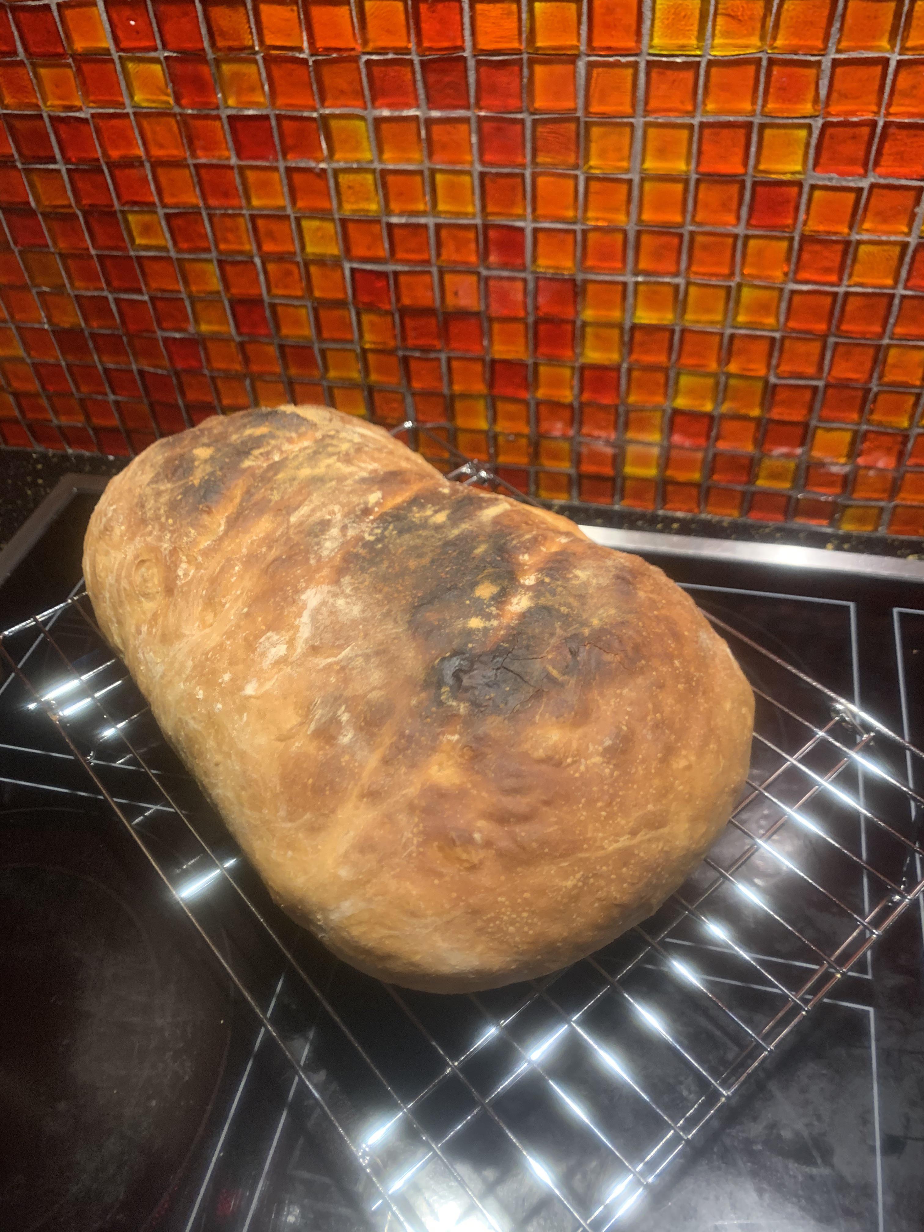 Today’s loaf was a little burnt :( | Scrolller