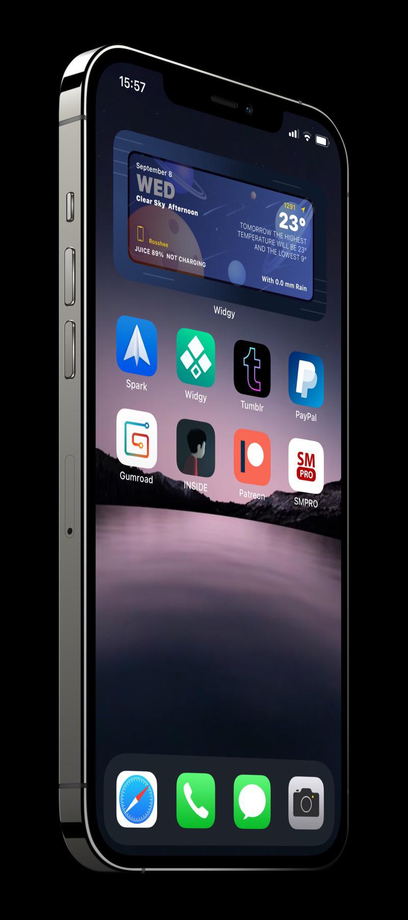 Today setup and new widget,with Apple event wallpaper! | Scrolller