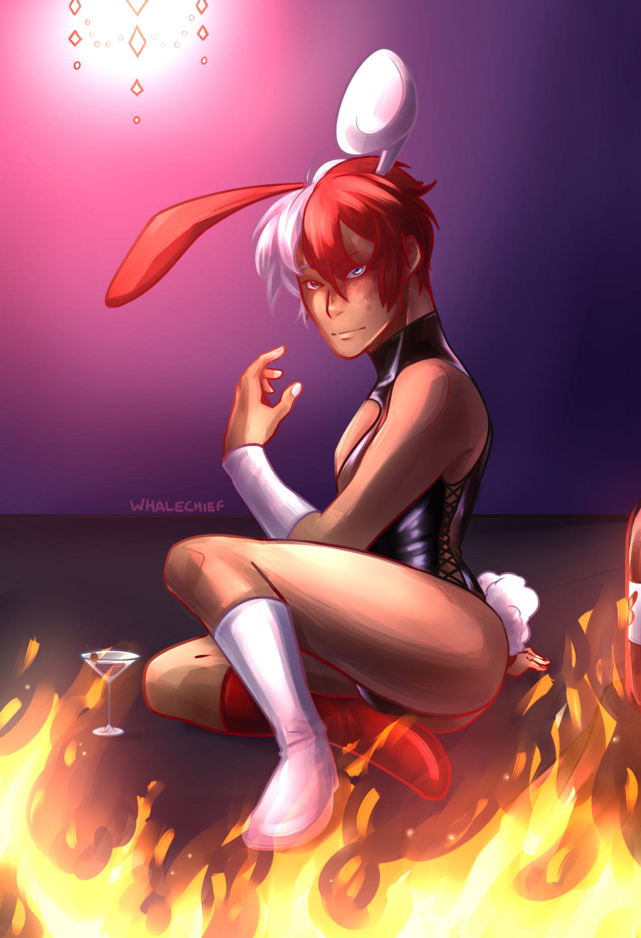 Todoroki in a bunny suit | Scrolller