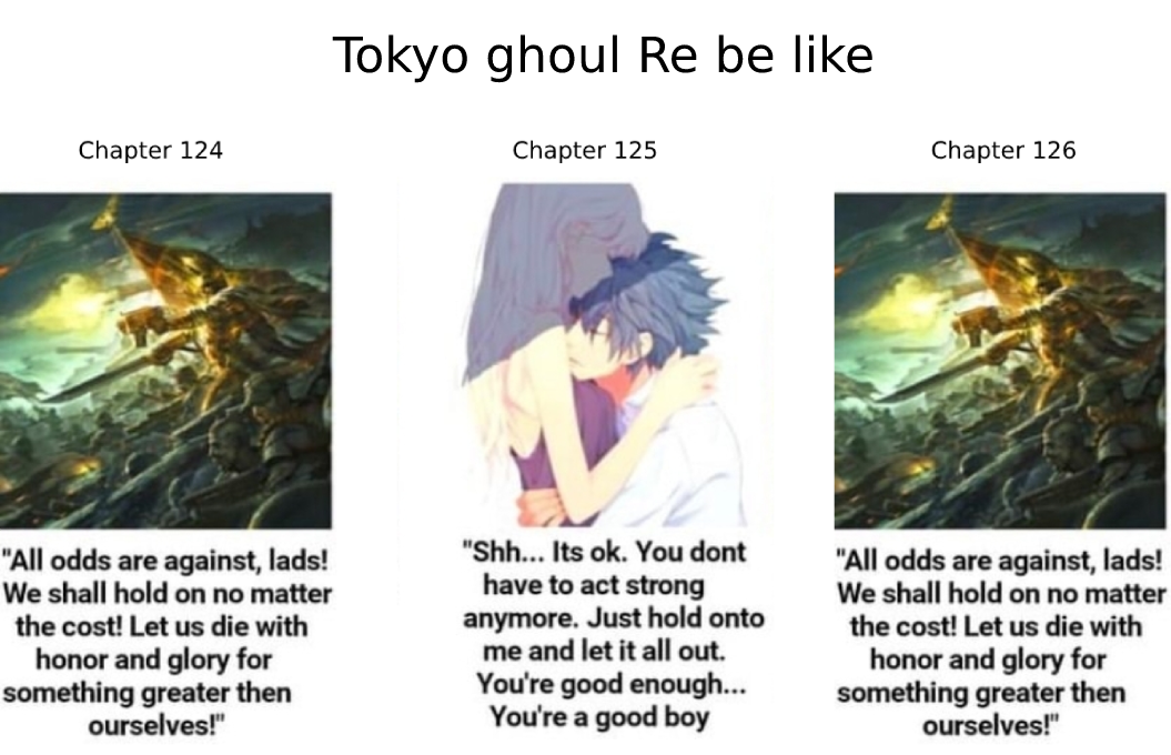 Tokyo ghoul re chapters just | Scrolller