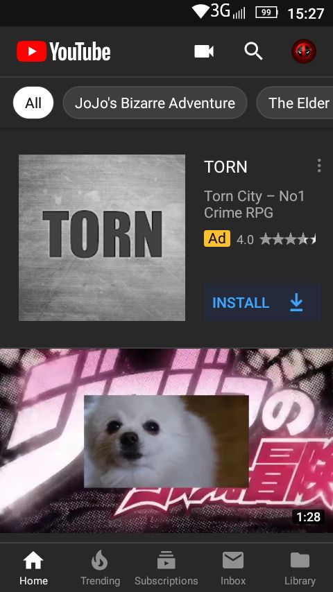 Torn has ads on youtube!!! | Scrolller