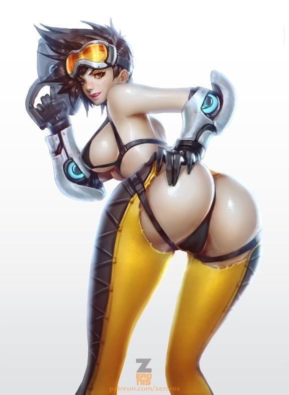 Tracer Bending Over | Scrolller