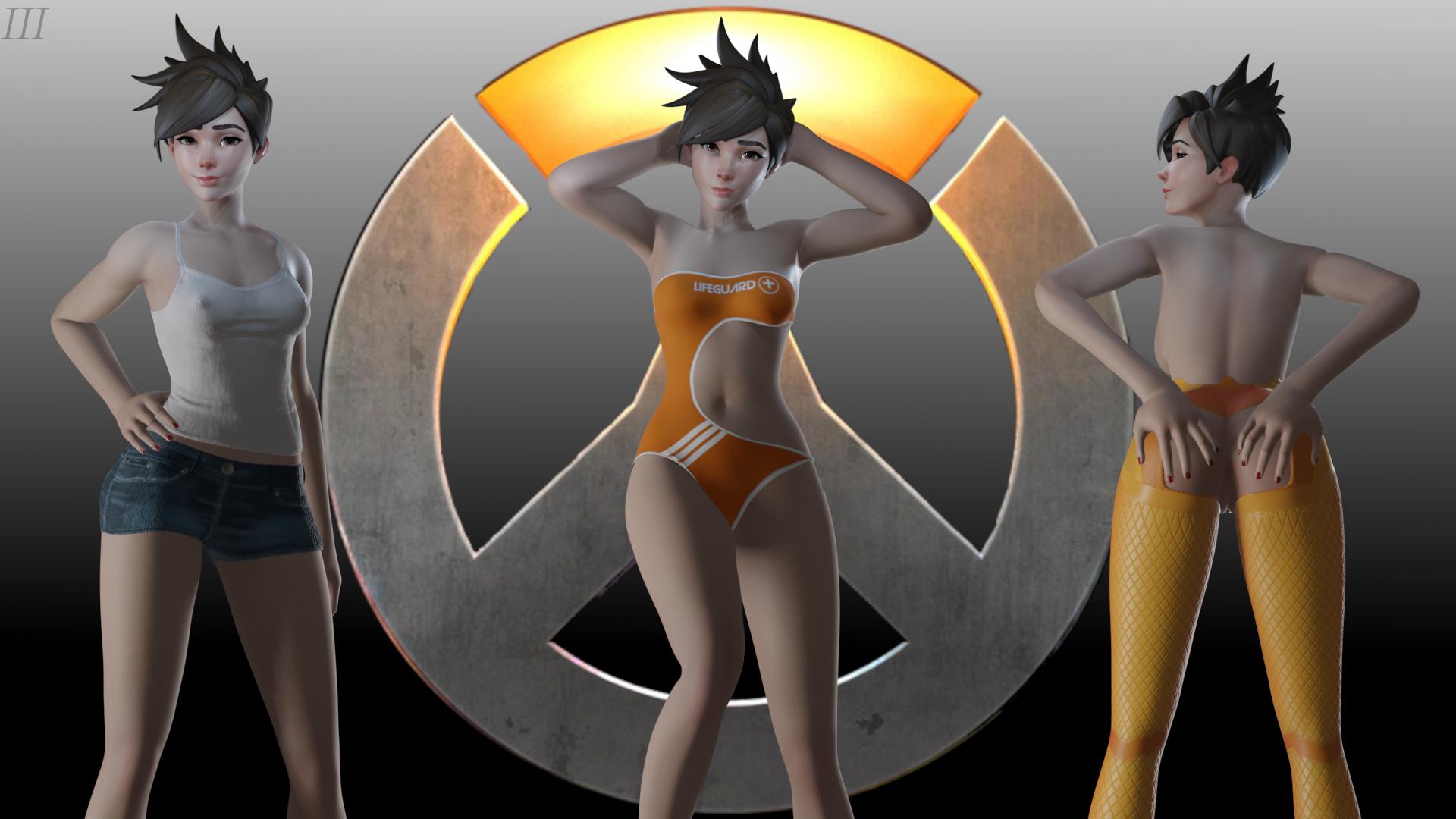 Tracer in various outfits | Scrolller