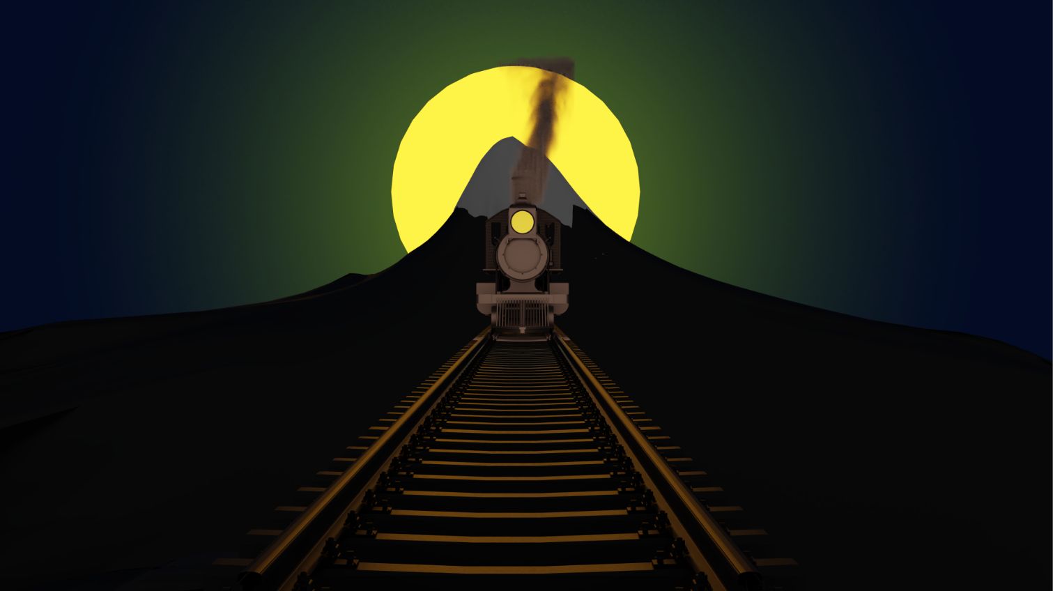 "Train from Fuji":- Artwork by me | Scrolller