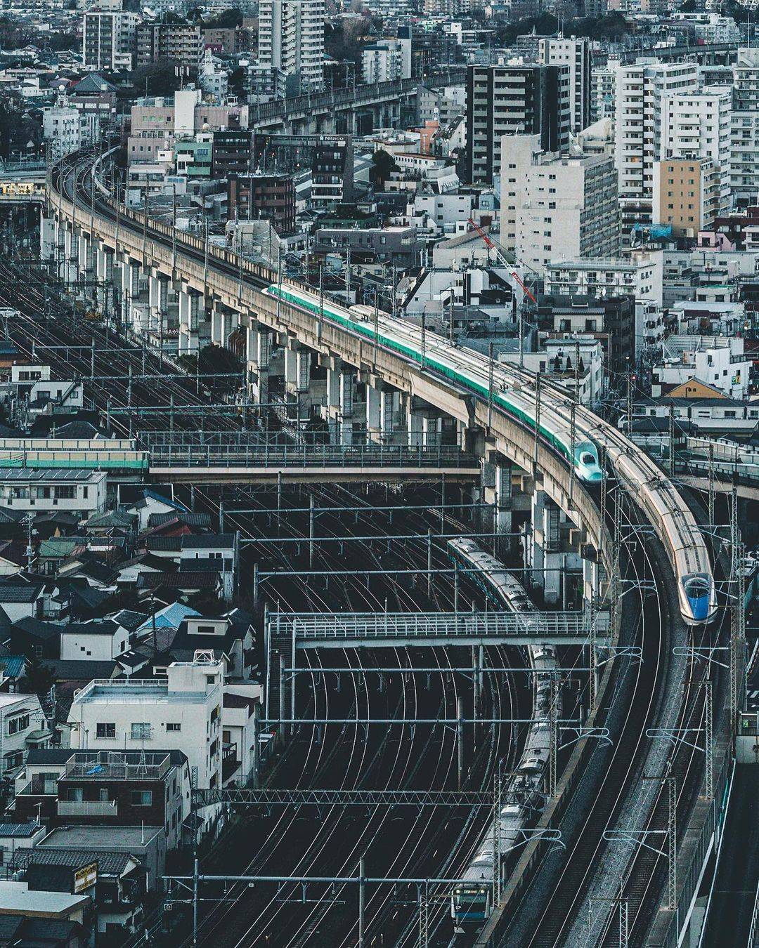 Trains in Tokyo, Japan | Scrolller