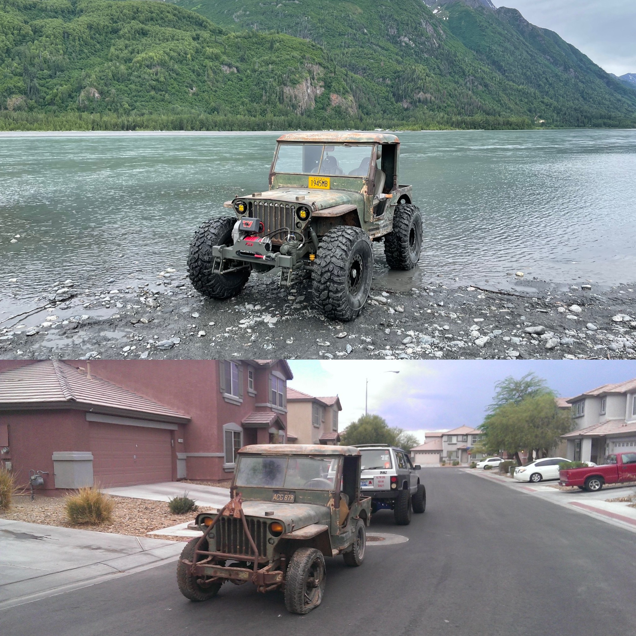 Transformation Thursday. Before and After on my 45 Willys MB | Scrolller