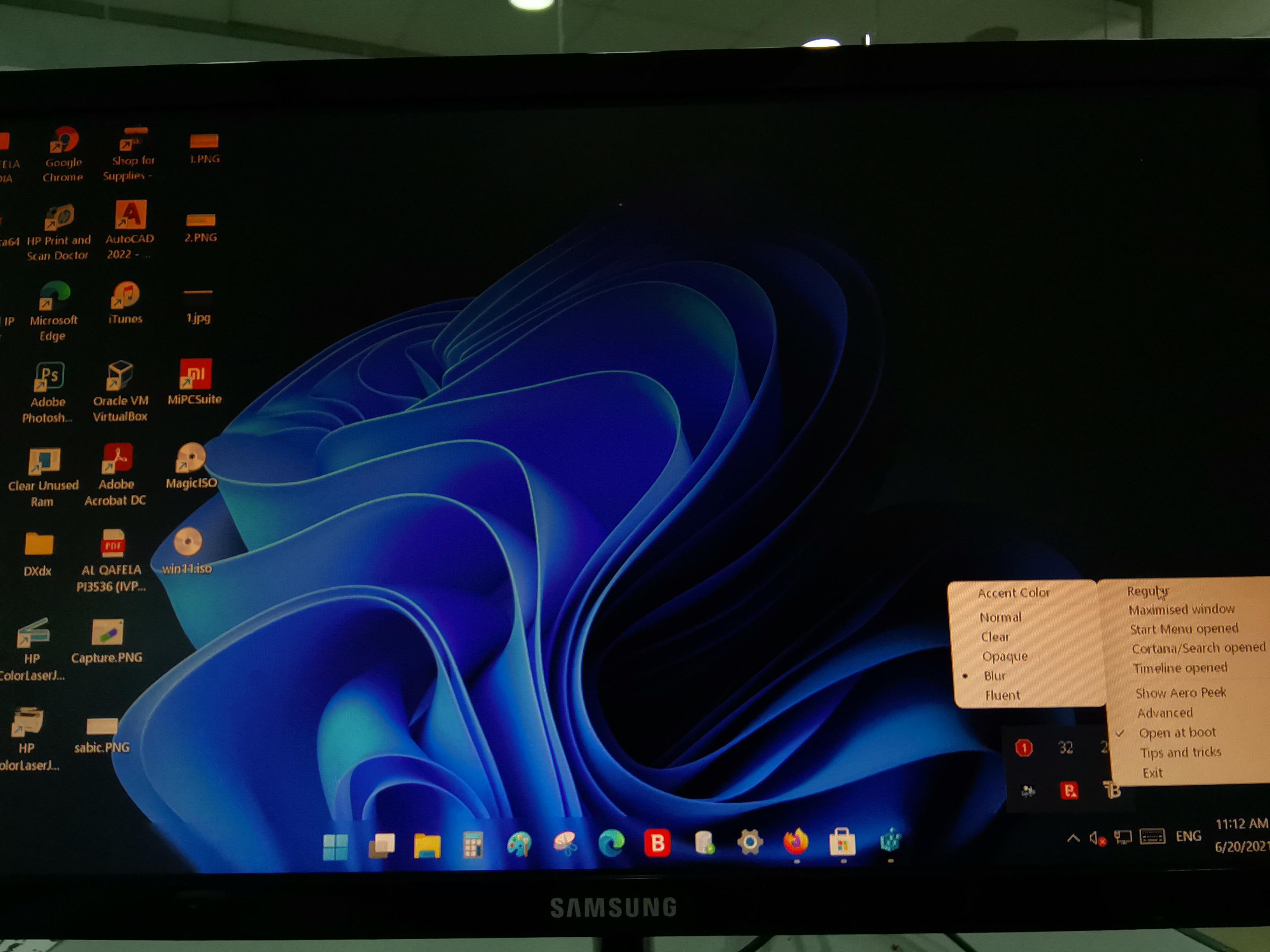 Translucent TB app from windows store | Scrolller