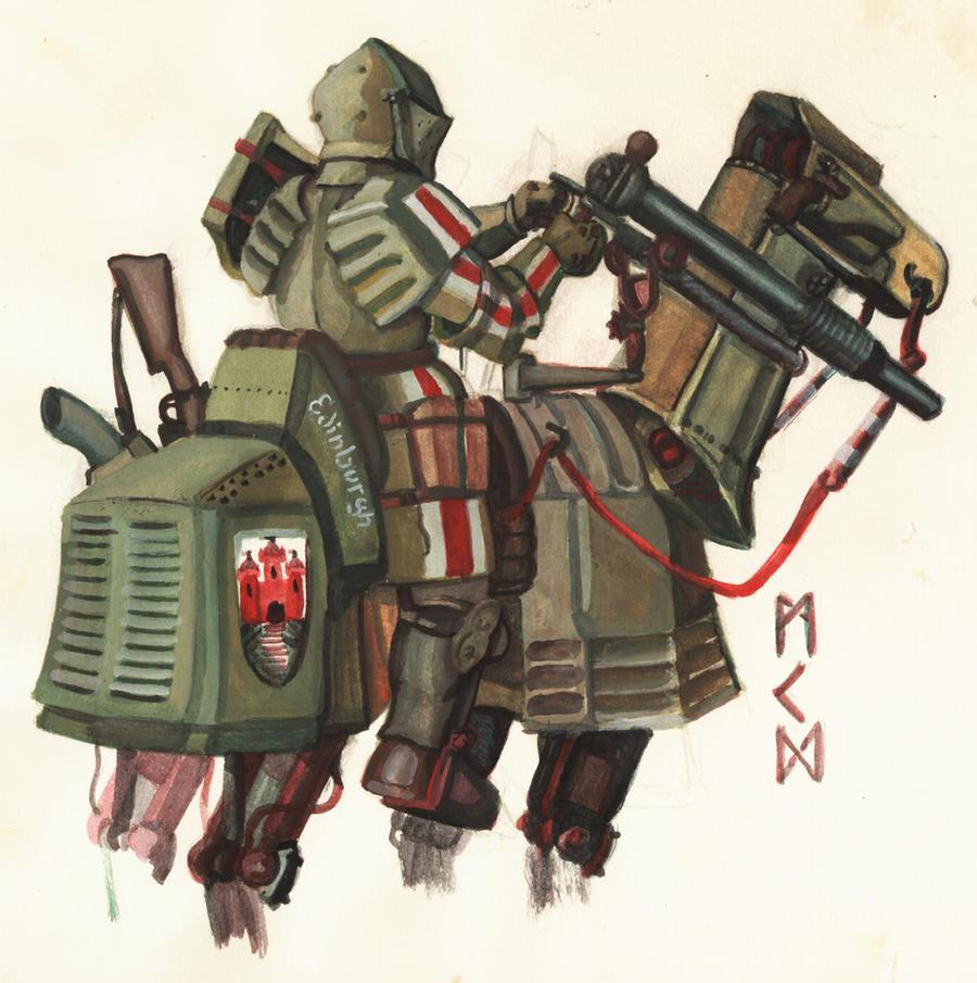 Trenchpunk british anti-armour knight | Scrolller