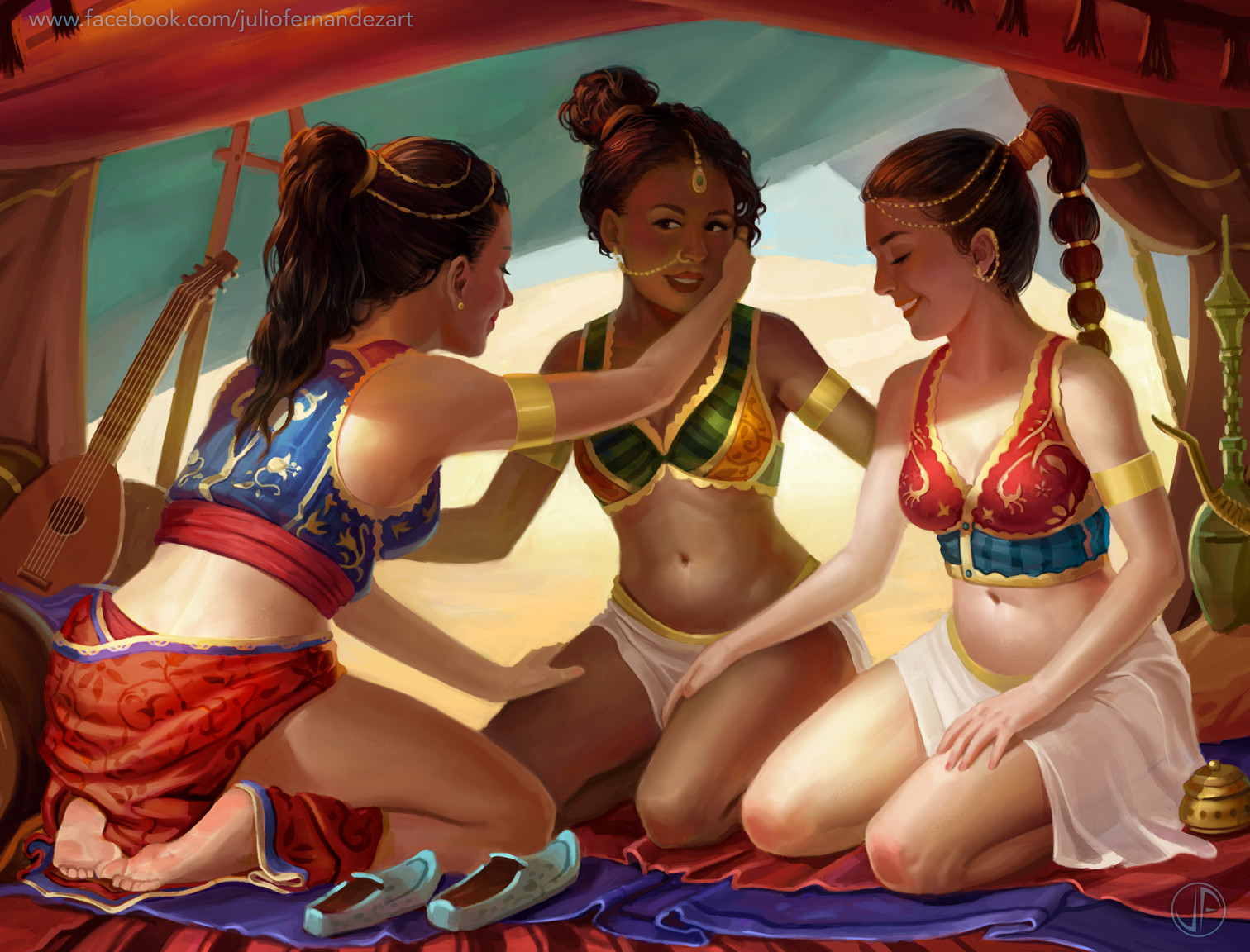 Tres princesas by Julio Fernandez | Scrolller