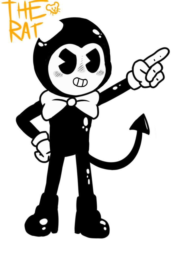 Tried my best to draw Bendy... | Scrolller
