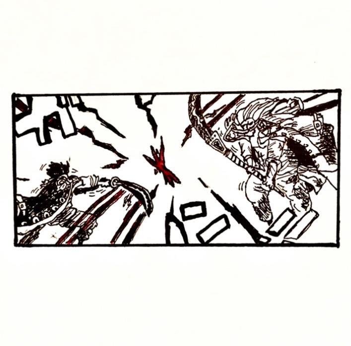 Tried Sketching the manga panel of Roger vs Whitebeard | Scrolller