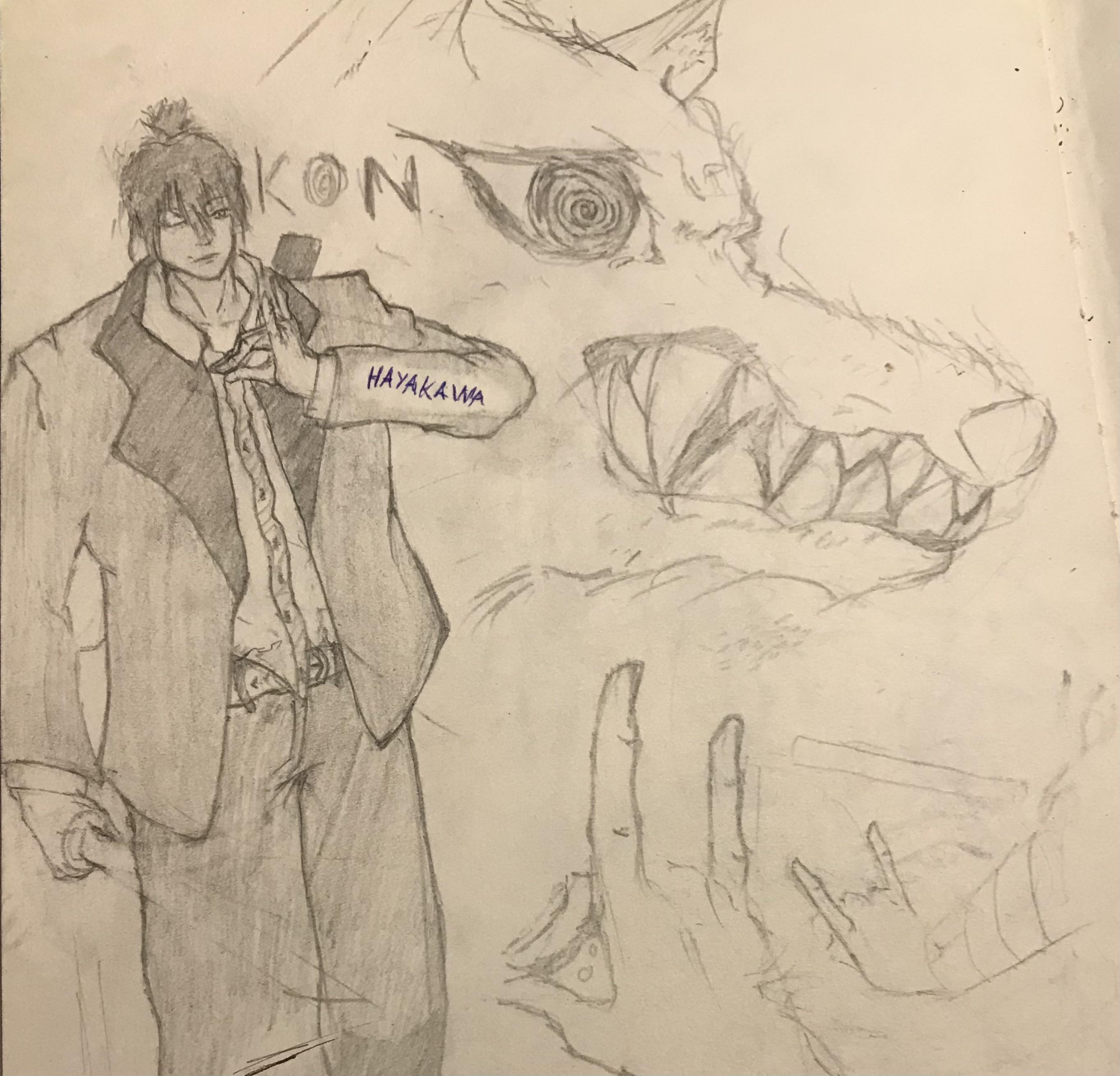 Tried to draw Hayakawa | Scrolller