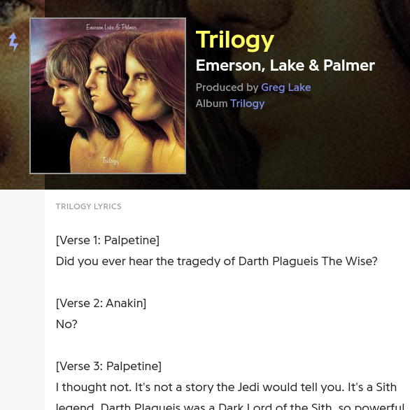 Trilogy - Emerson, Lake, and Palmer | Scrolller