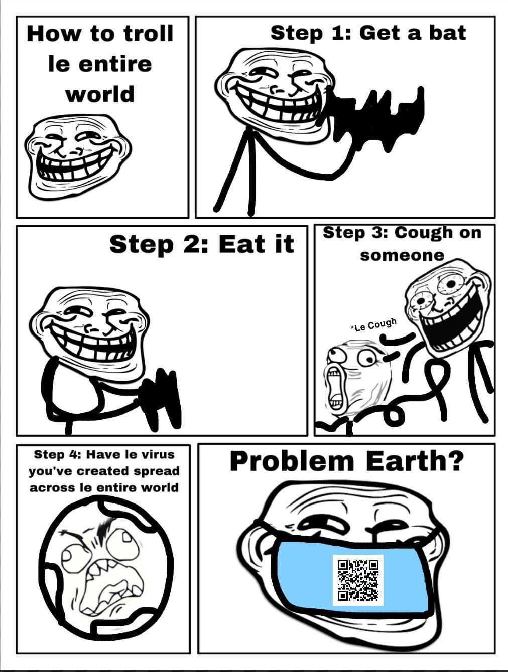 TrollFace caused le pandemic | Scrolller