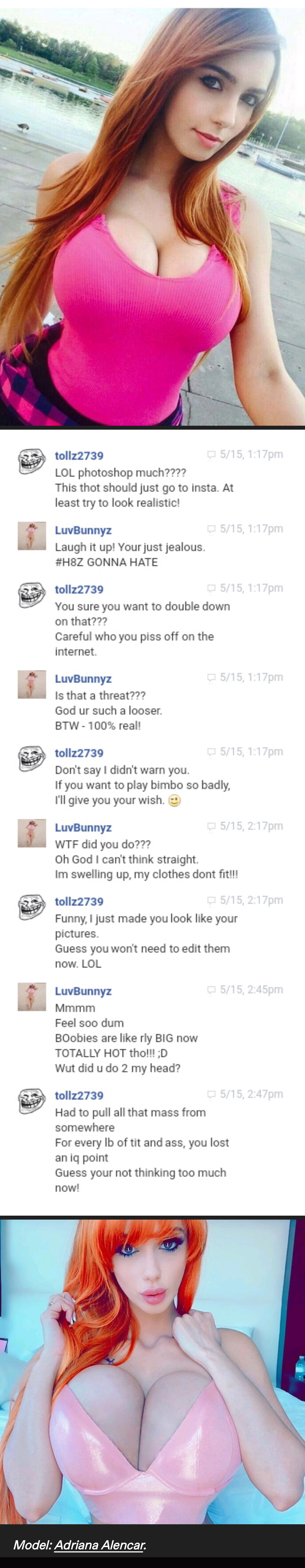 Trolling for Giggles - F2F bimbofication | Scrolller