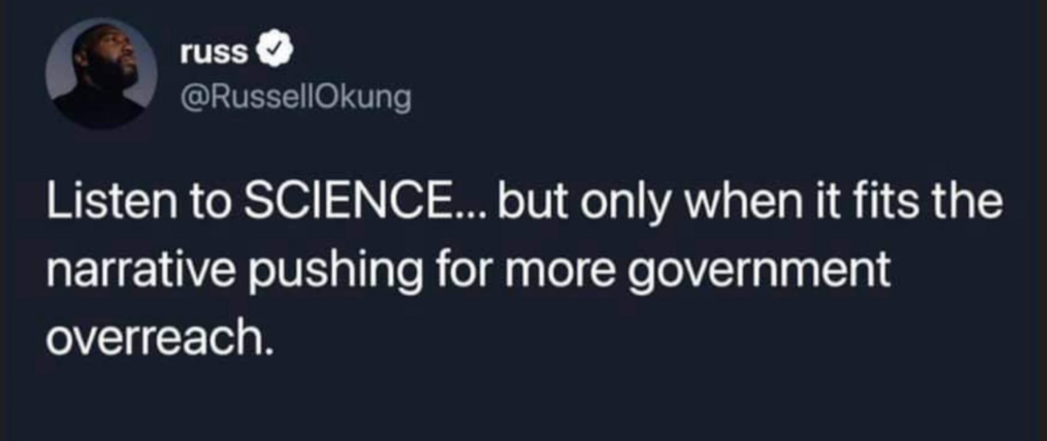 Trust the science | Scrolller