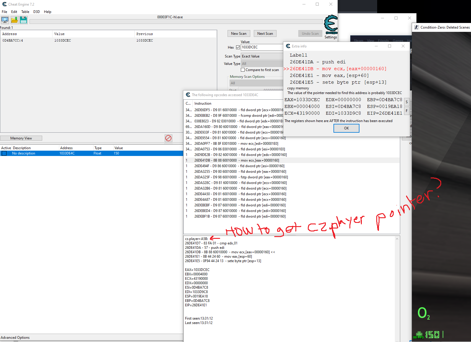 Trying To Create A Mod For Game Cant Get Pointer Memory Offsets Scrolller 