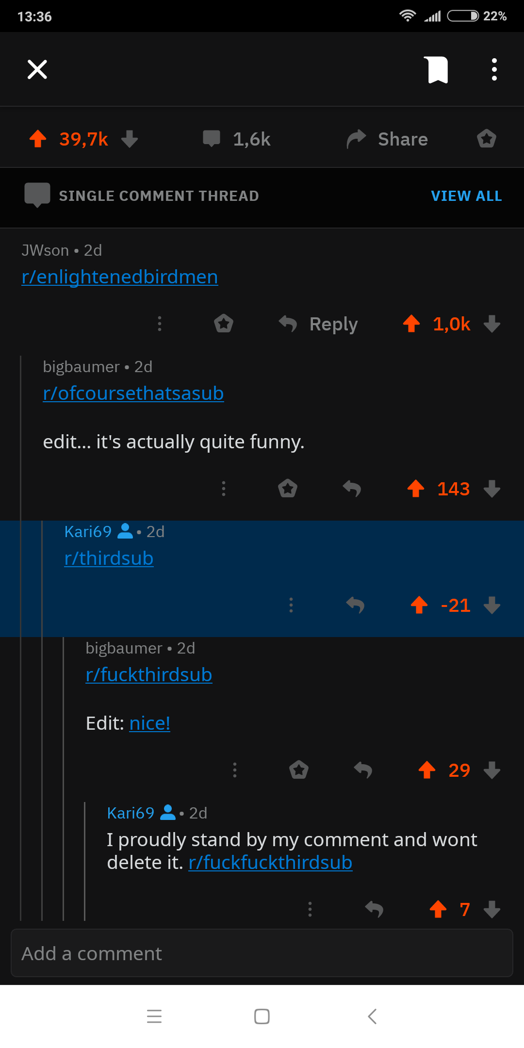 Discover more like Thirdsub: Trying to get back my lost karma and Related Content | Scrolller