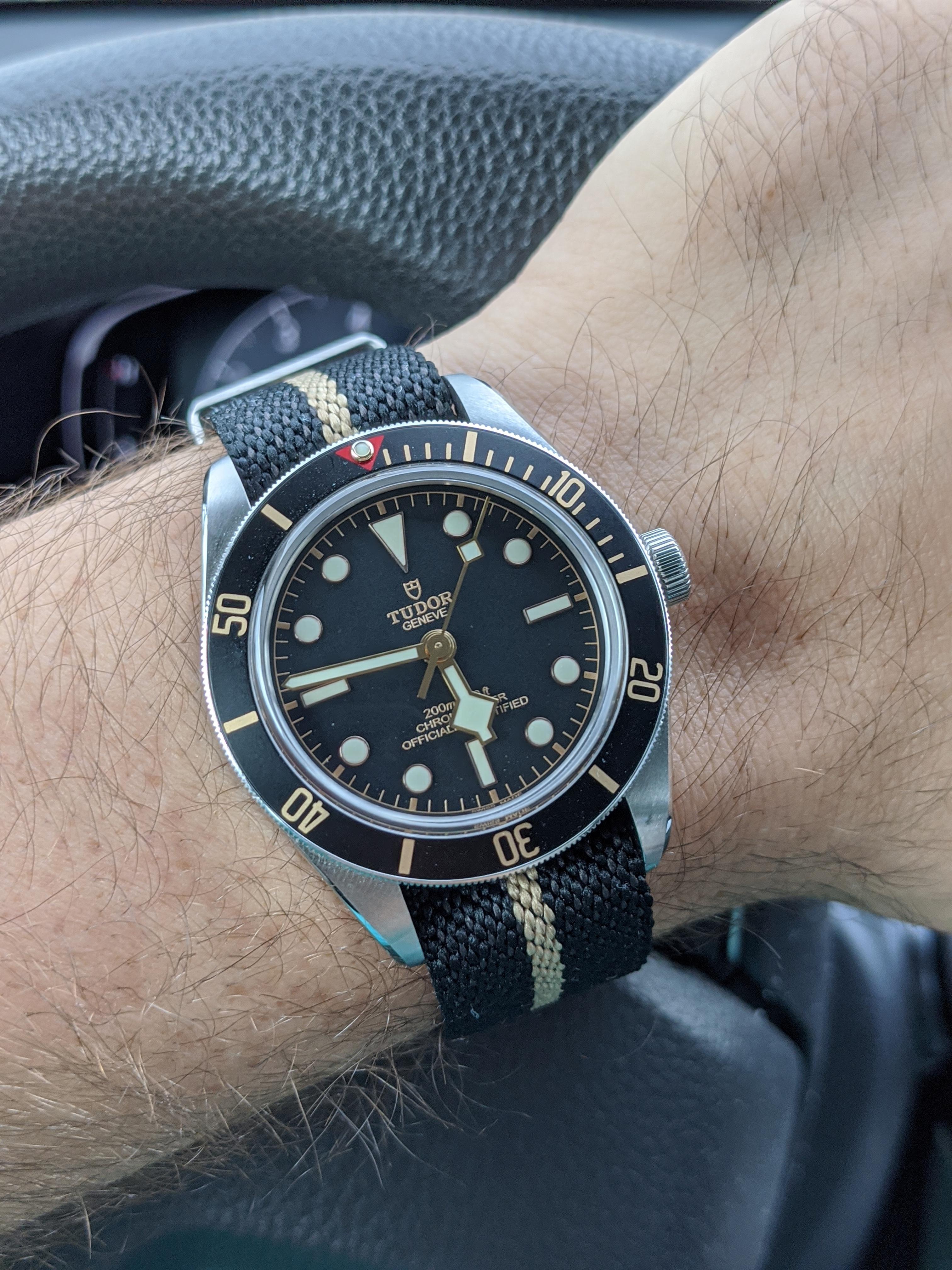 [Tudor BB58] switched up the stainless steel bracelet to a NATO. What do you guys think? | Scrolller