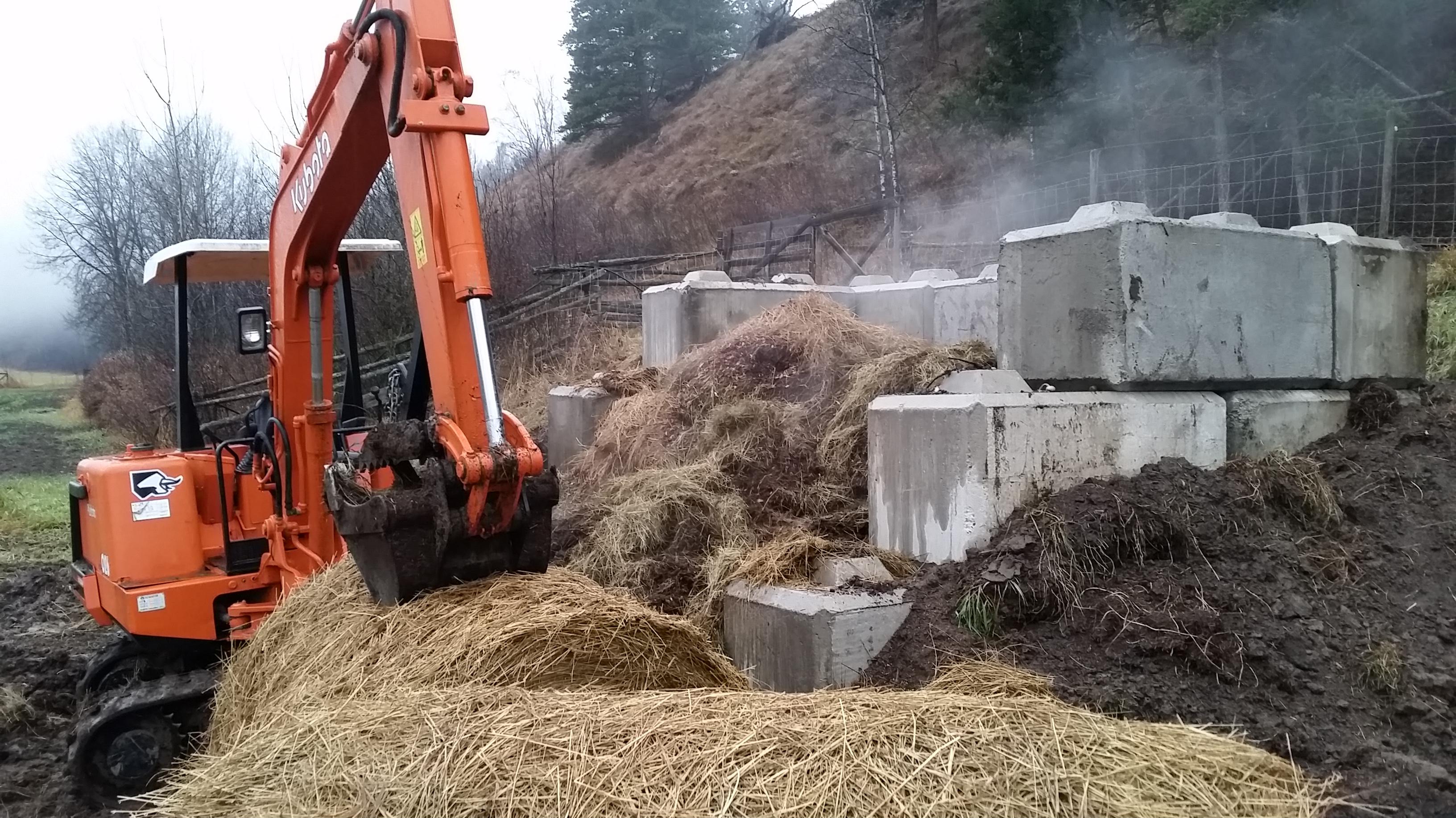 Turning the compost pile | Scrolller