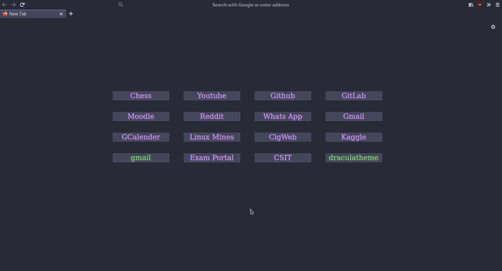 Tweaked the inbuilt new-tab page for hours, this is what i achieved. | Scrolller