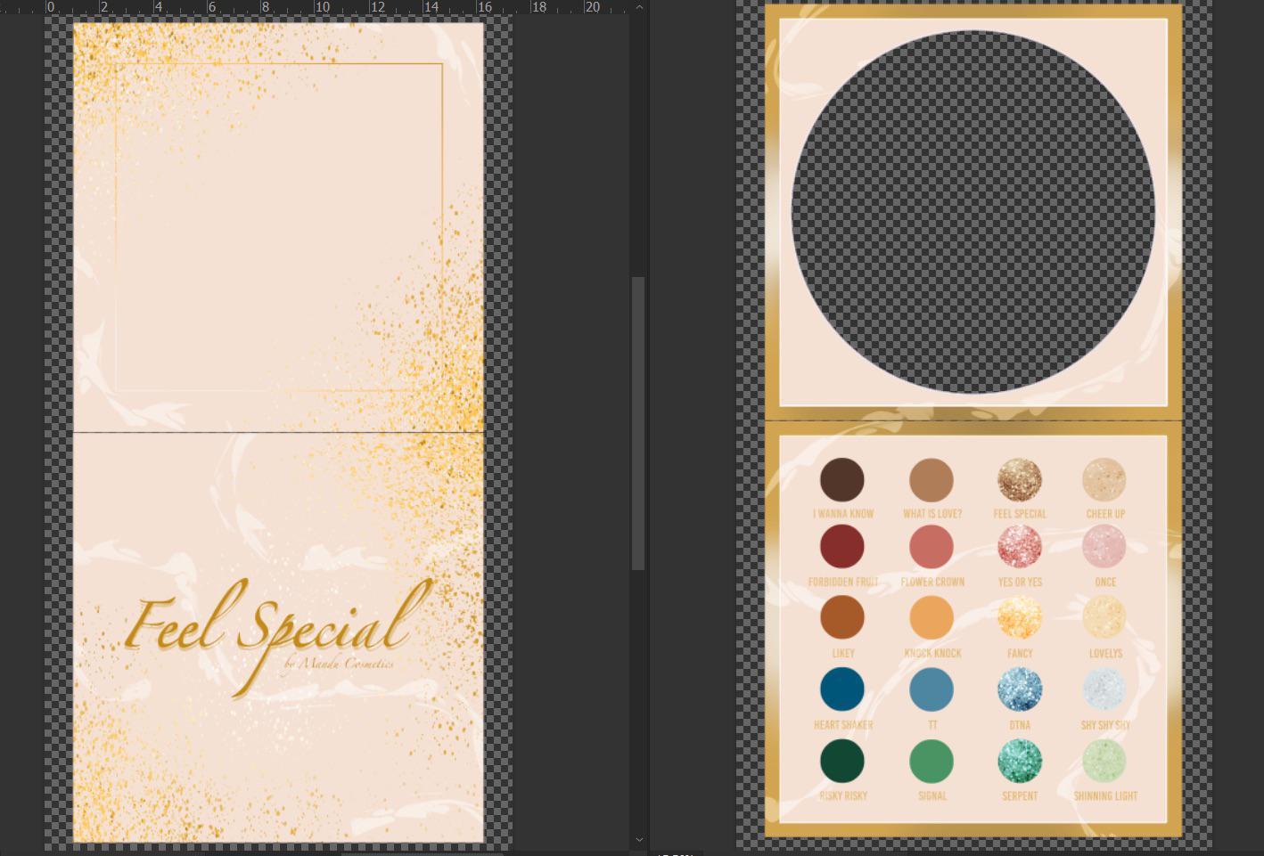 Twice Eyeshadow Palette Mock-up! Open to suggestions or any changes | Scrolller