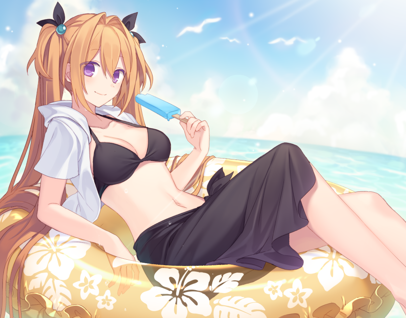 Twintails and Inner Tube [Original] | Scrolller