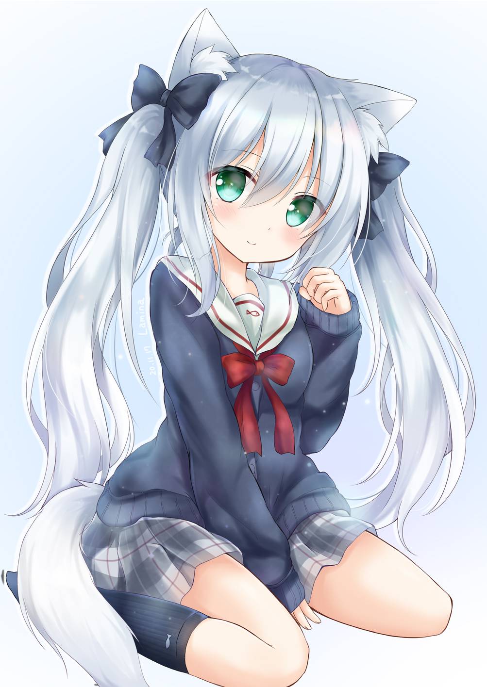 Twintails Kitty [Original] | Scrolller