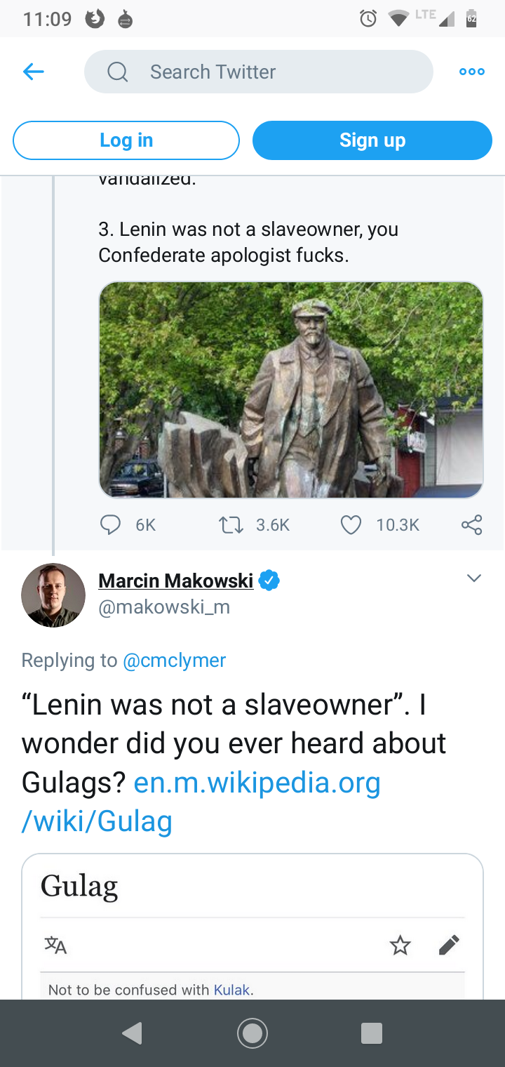 Twitter commie gets skewered by a Pole. | Scrolller