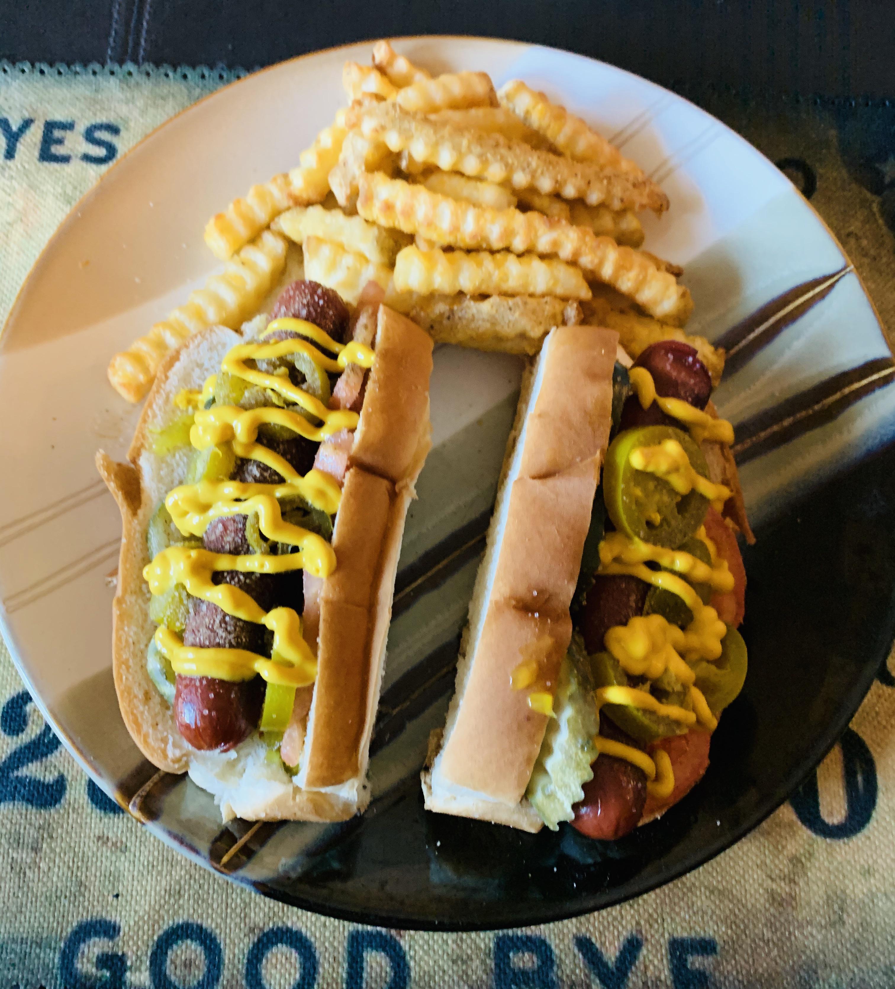 Two Chicago Dogs I made at home | Scrolller