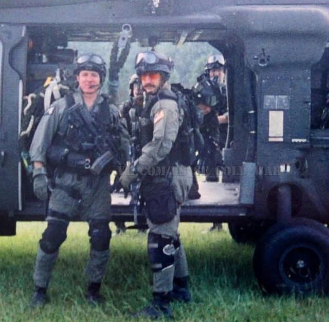 Two members of A Squadron during training in 1997 | Scrolller
