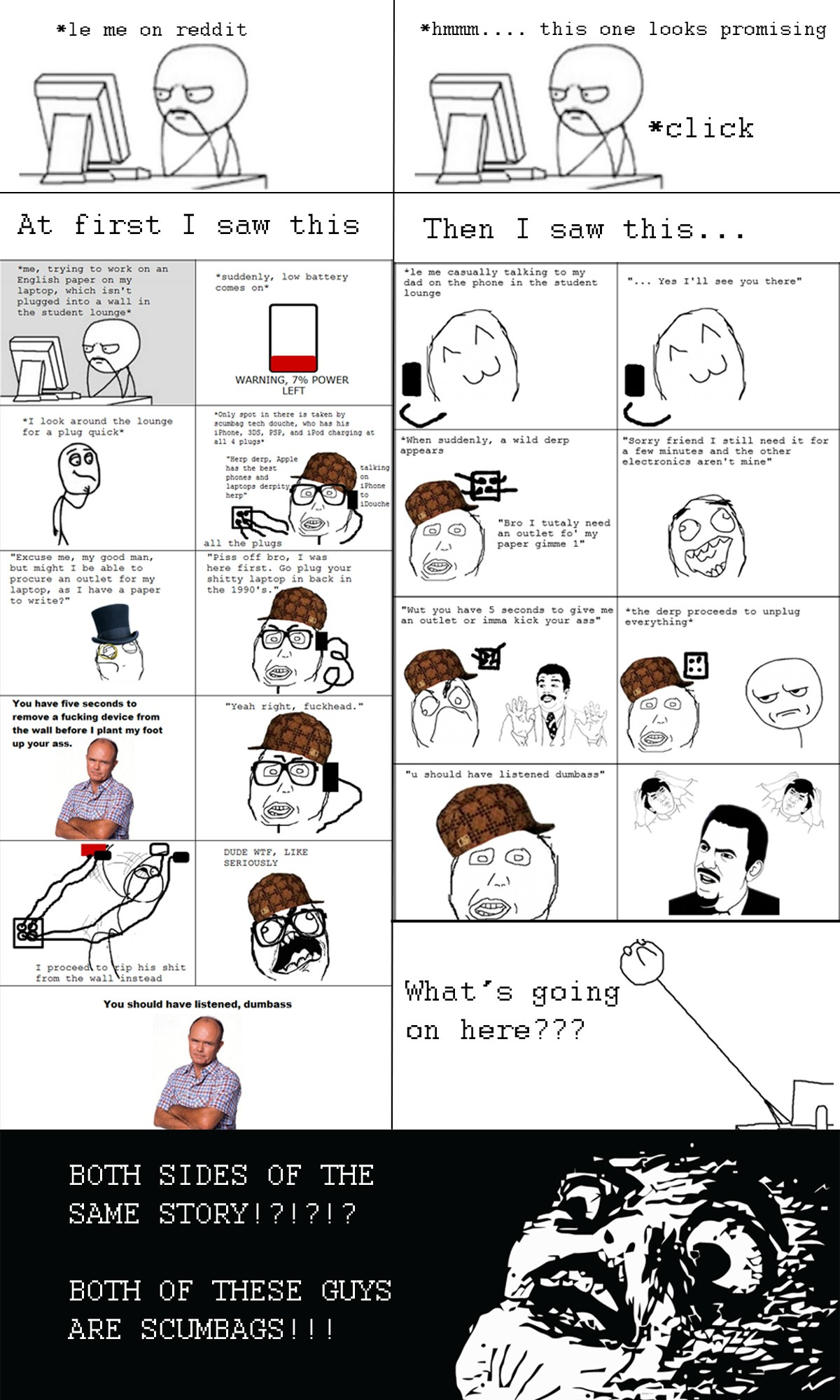 Two sides of the same story | Scrolller