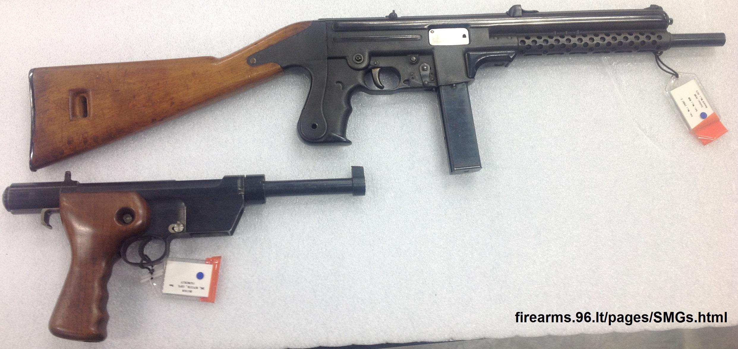 Two super-rare prototype submachine guns from the 1940s | Scrolller